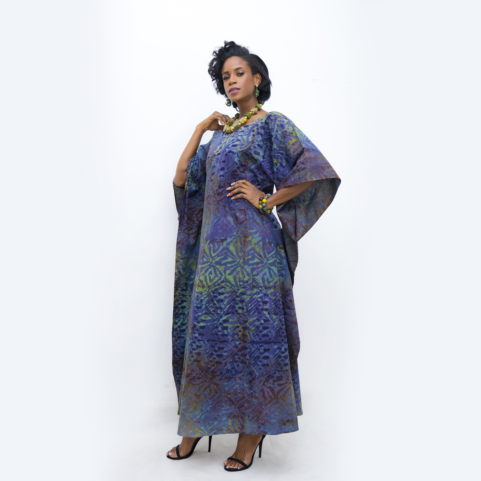 Omama Butterfly Long Dress - Nayak Afrik