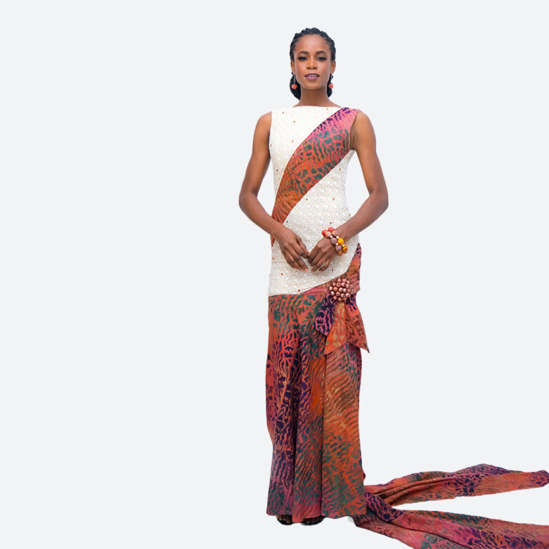 Omama Trumpet Gown - Nayak Afrik