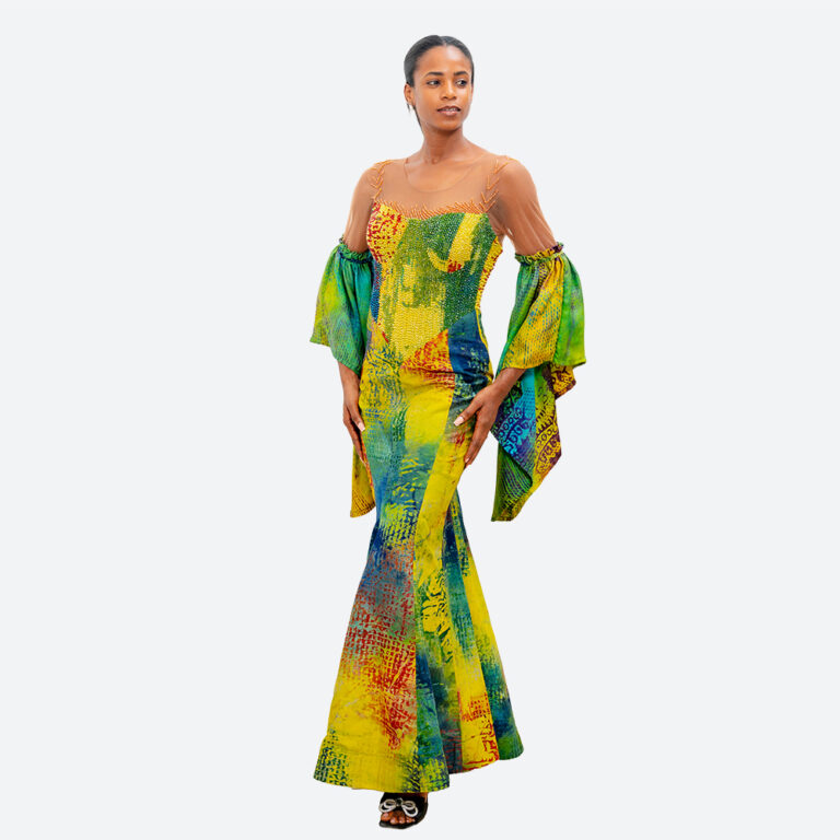 Omama Trumpet Gown - Nayak Afrik