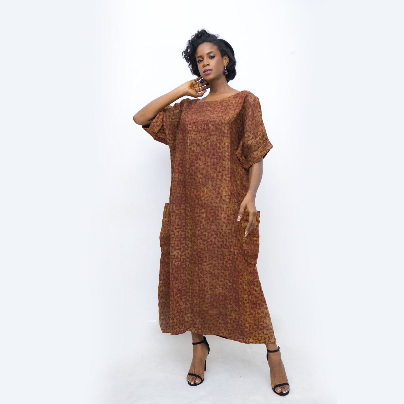 Omama Butterfly Long Dress - Nayak Afrik